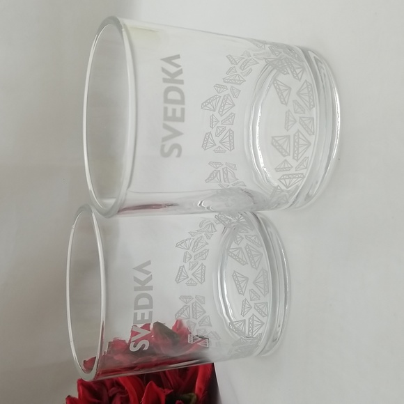 Svedka | Dining | Svedka Vodka Diamond Rock Glasses | Poshmark